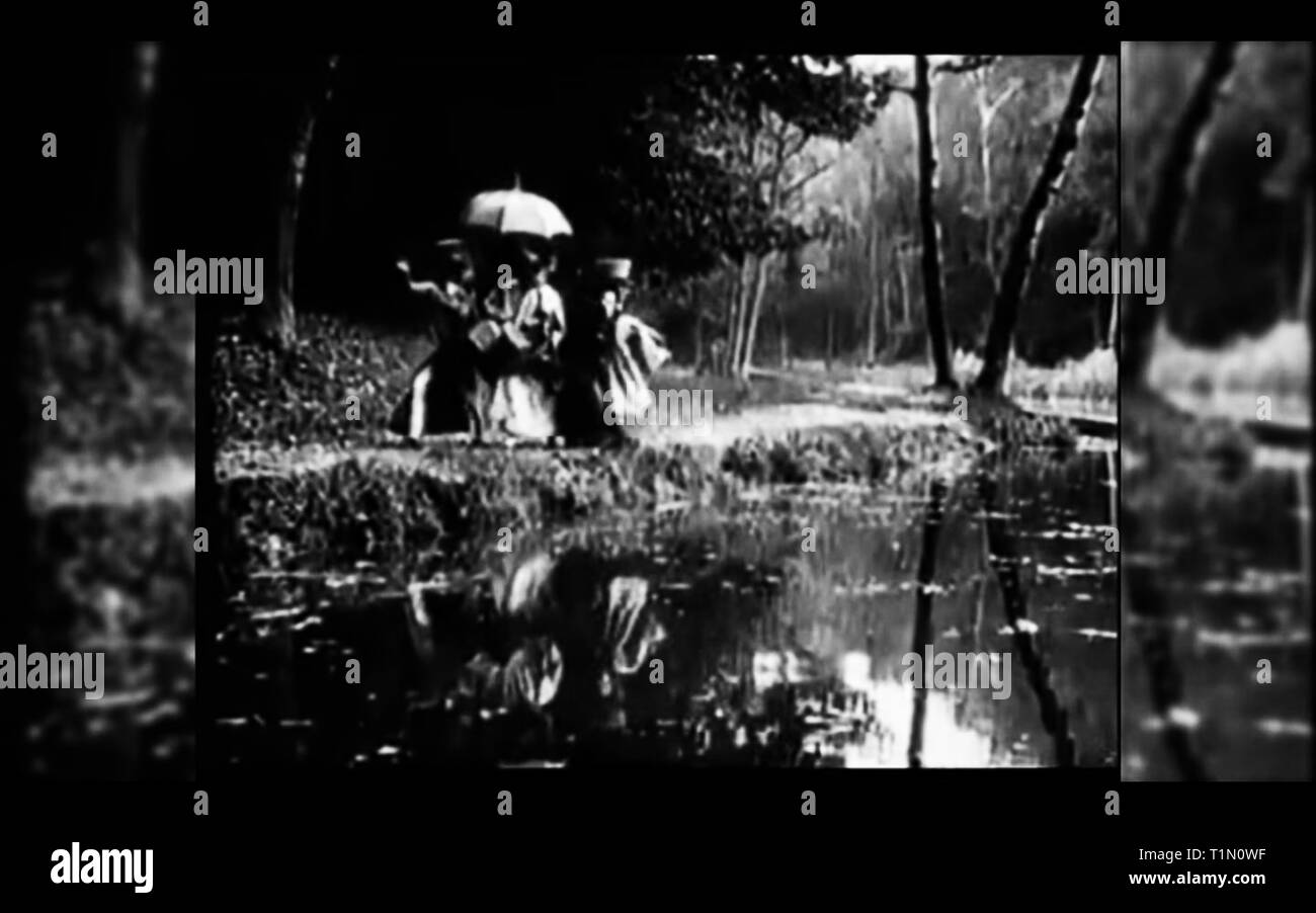 vintage creepy screenshot from a 1900's horror movie Stock Photo - Alamy