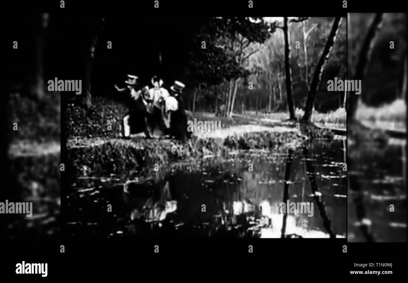 vintage creepy screenshot from a 1900's horror movie Stock Photo - Alamy