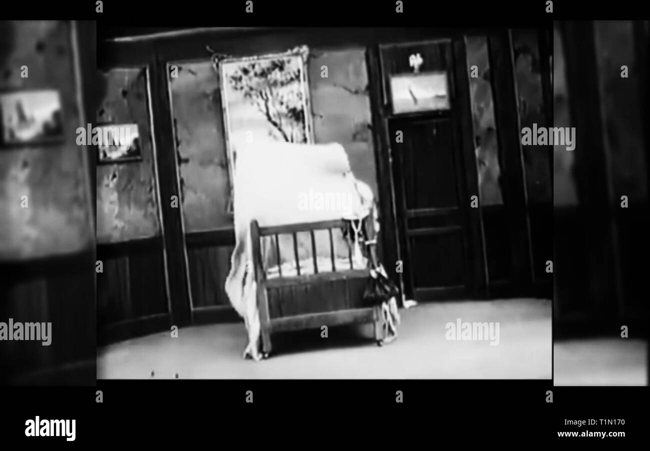 Haunted house and gardens vintage spooky photo Stock Photo - Alamy