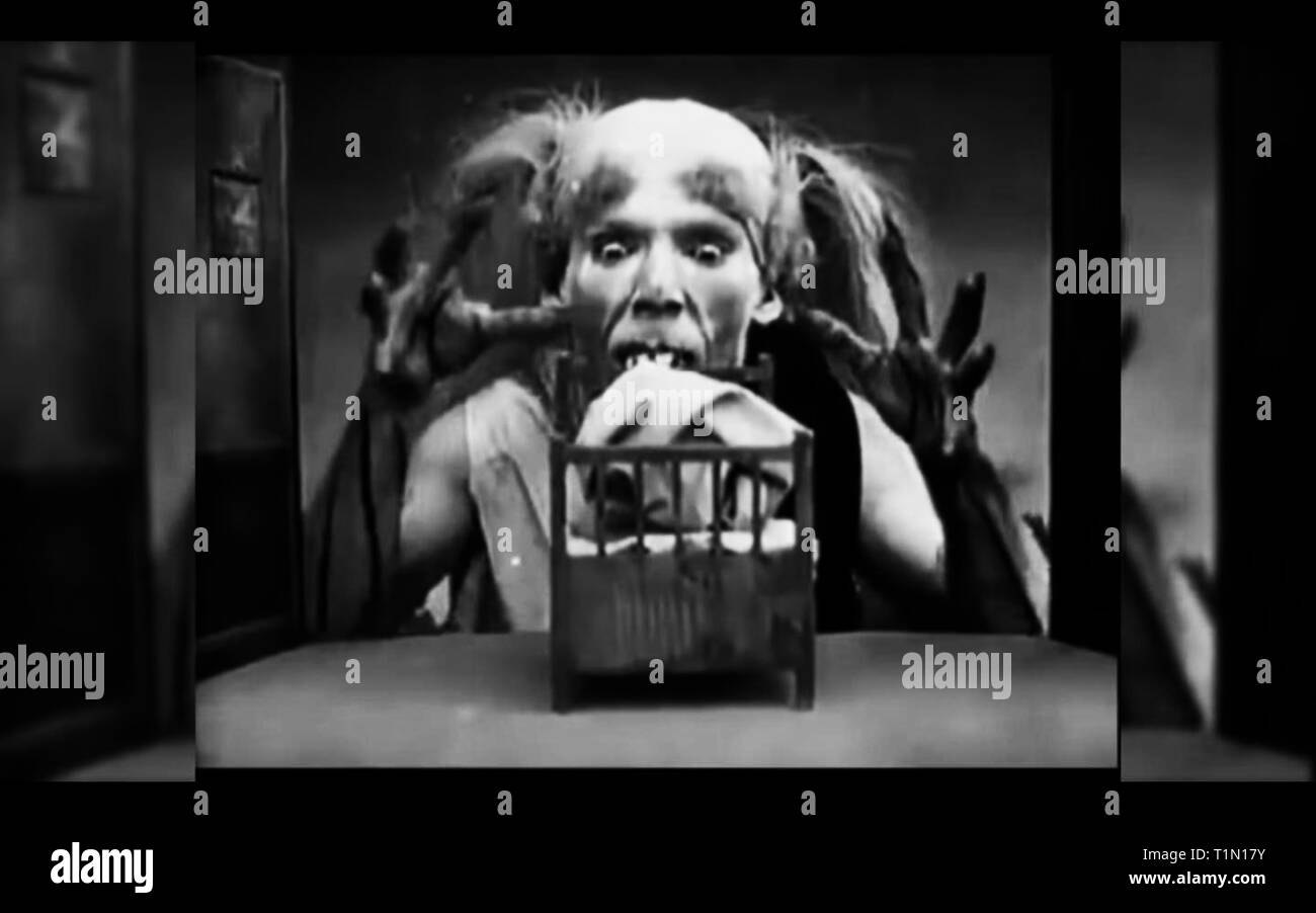 Haunted house and gardens vintage spooky photo Stock Photo - Alamy