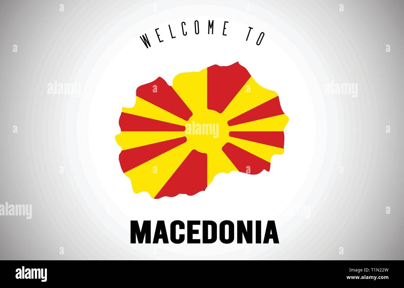 Welcome to macedonia sign Stock Vector Images - Alamy