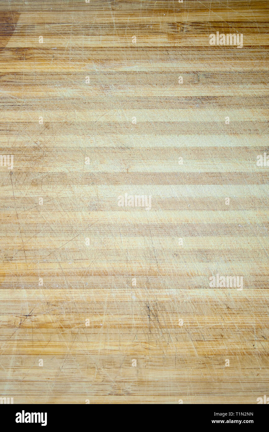 Old cutting domestic board texture. Used and aged cutting board close ...
