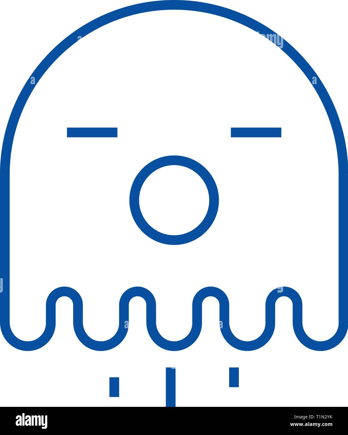 Ghost line icon concept Stock Vector Images - Alamy