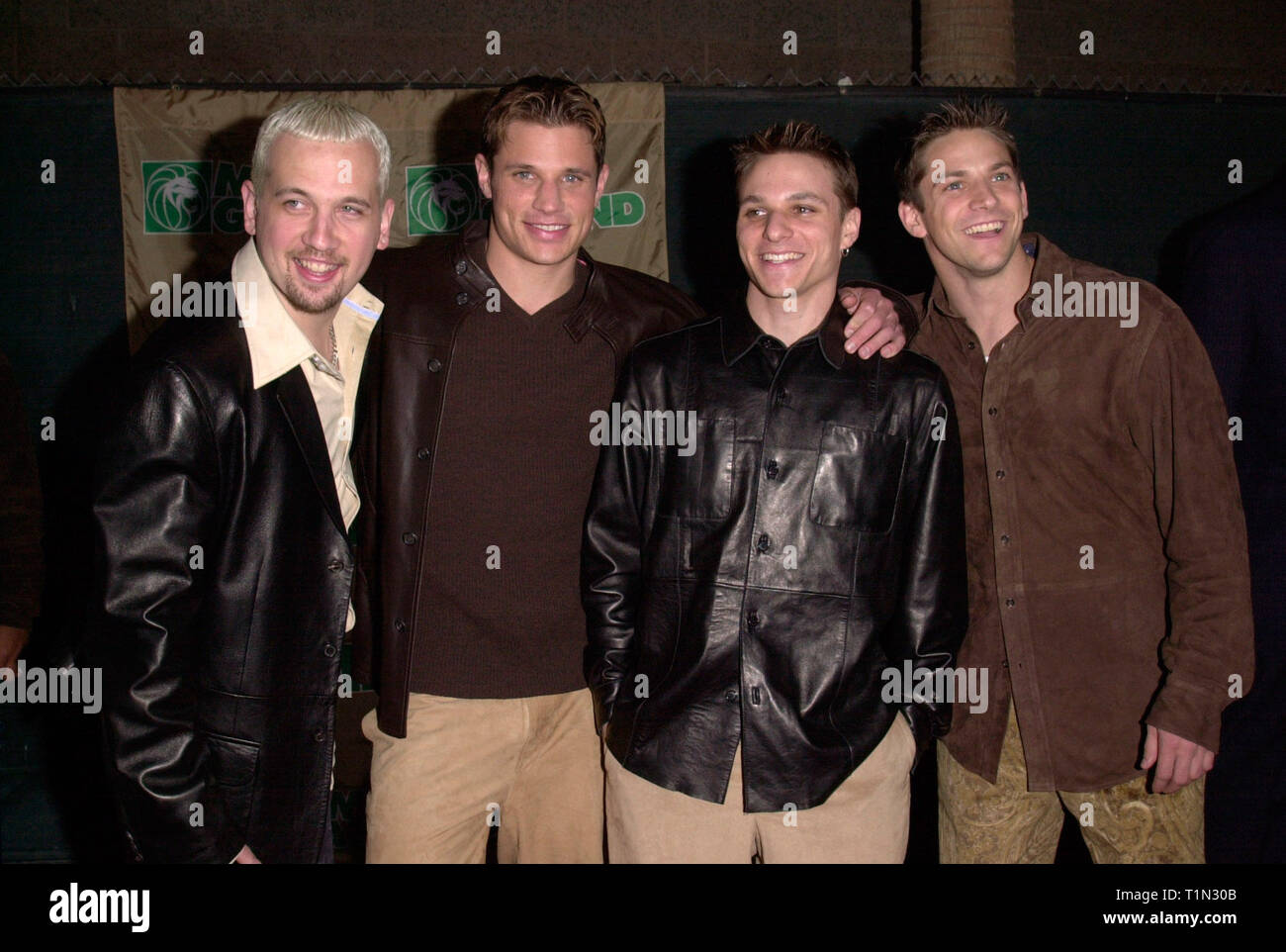 LAS VEGAS, NV. December 08, 1999: Pop group 98 Degrees at the Billboard ...