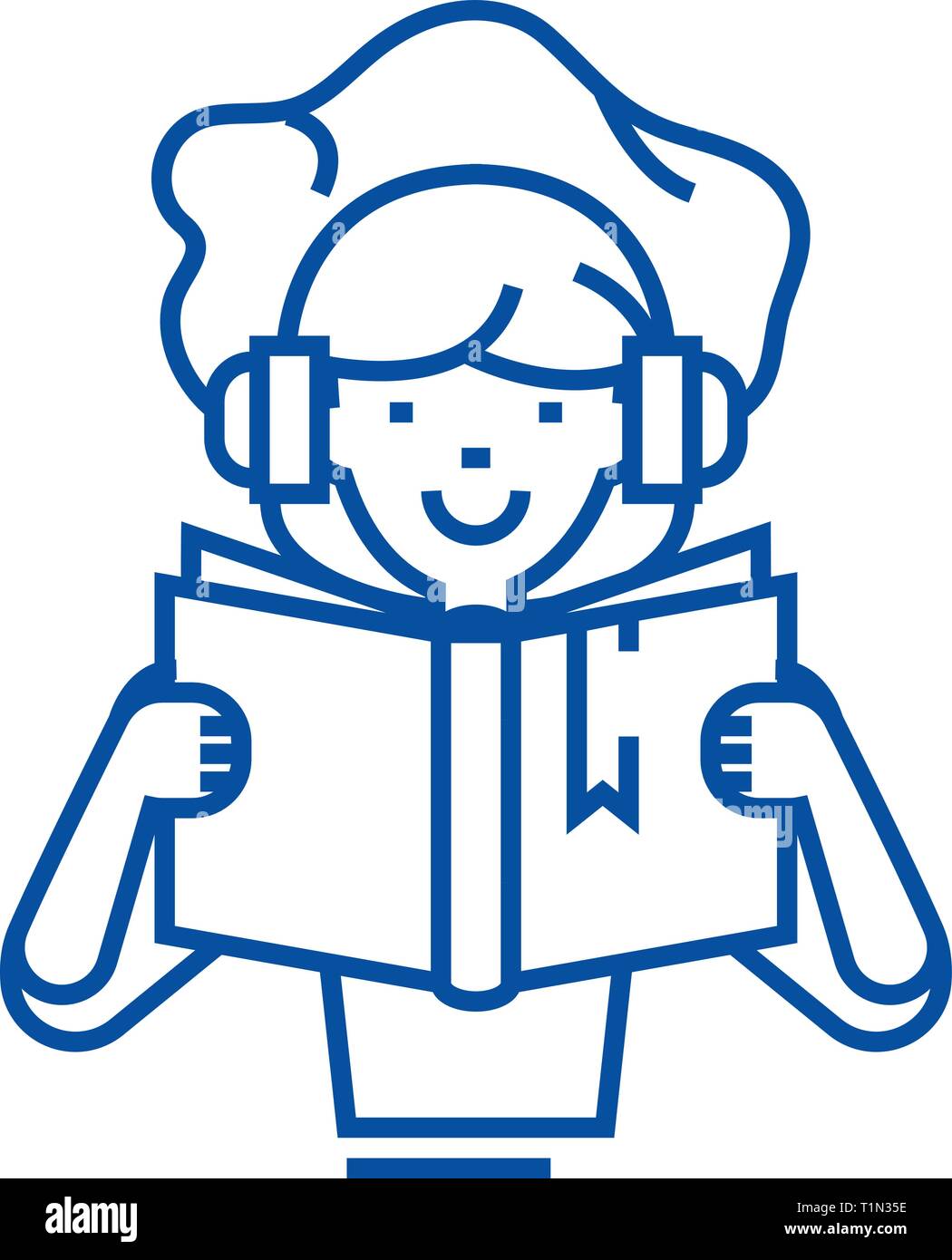 Hispanic school reading Stock Vector Images - Alamy