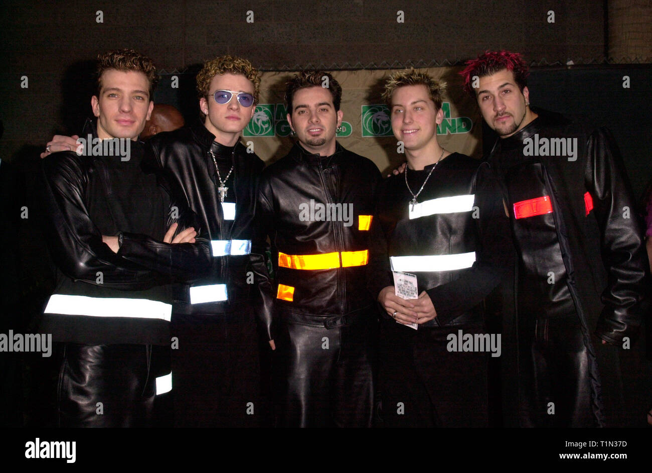 LAS VEGAS, NV. December 08, 1999: Pop group NSYNC at the Billboard ...