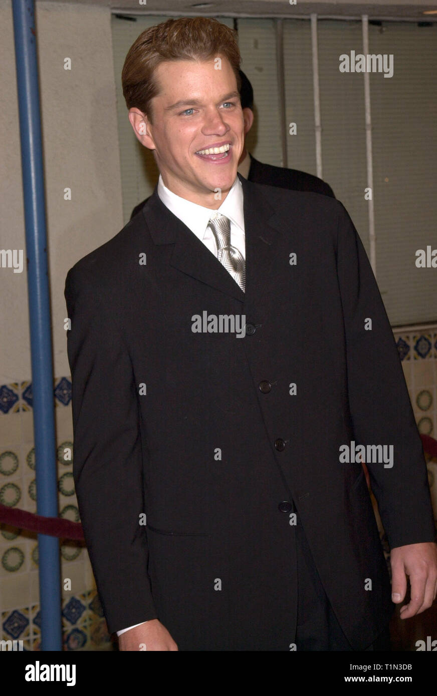LOS ANGELES, CA. December 12, 1999: Actor Matt Damon at the Los Angeles ...