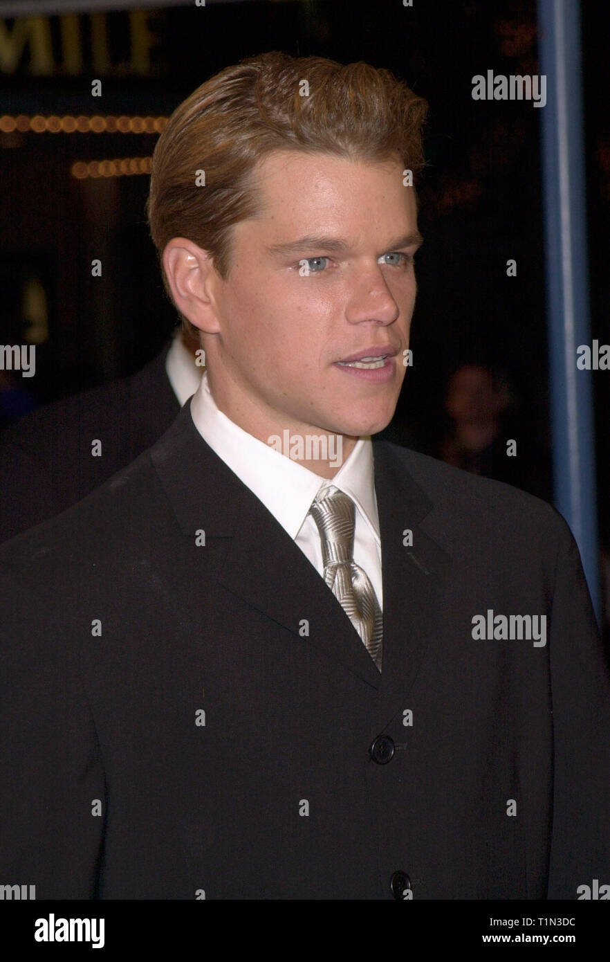 LOS ANGELES, CA. December 12, 1999: Actor Matt Damon at the Los Angeles ...