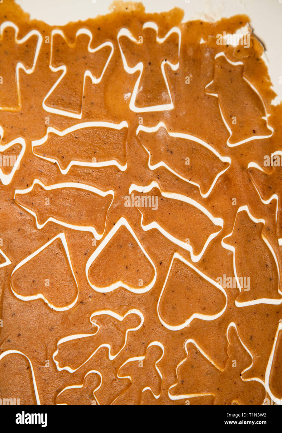 gingerbread manufacturing at home in a kitchen Stock Photo - Alamy