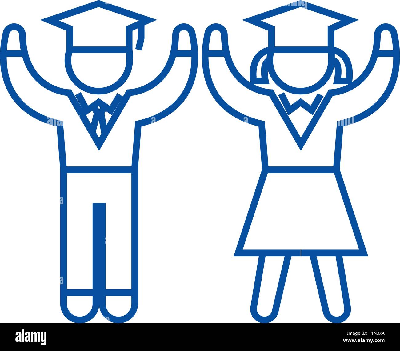 Group study students library Stock Vector Images - Alamy