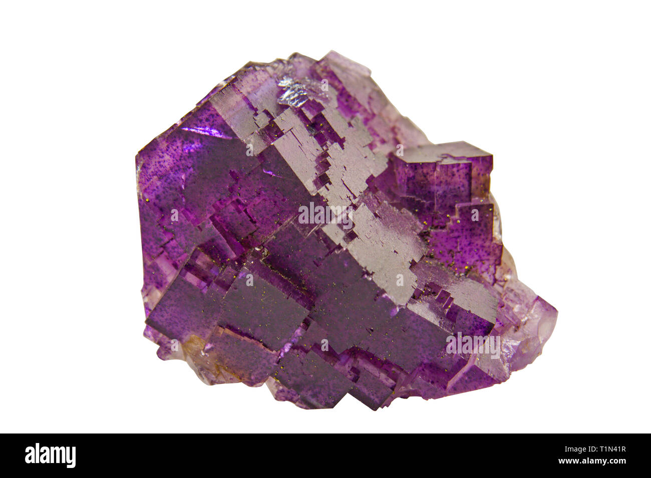 Raw purple gem Cut Out Stock Images & Pictures - Alamy