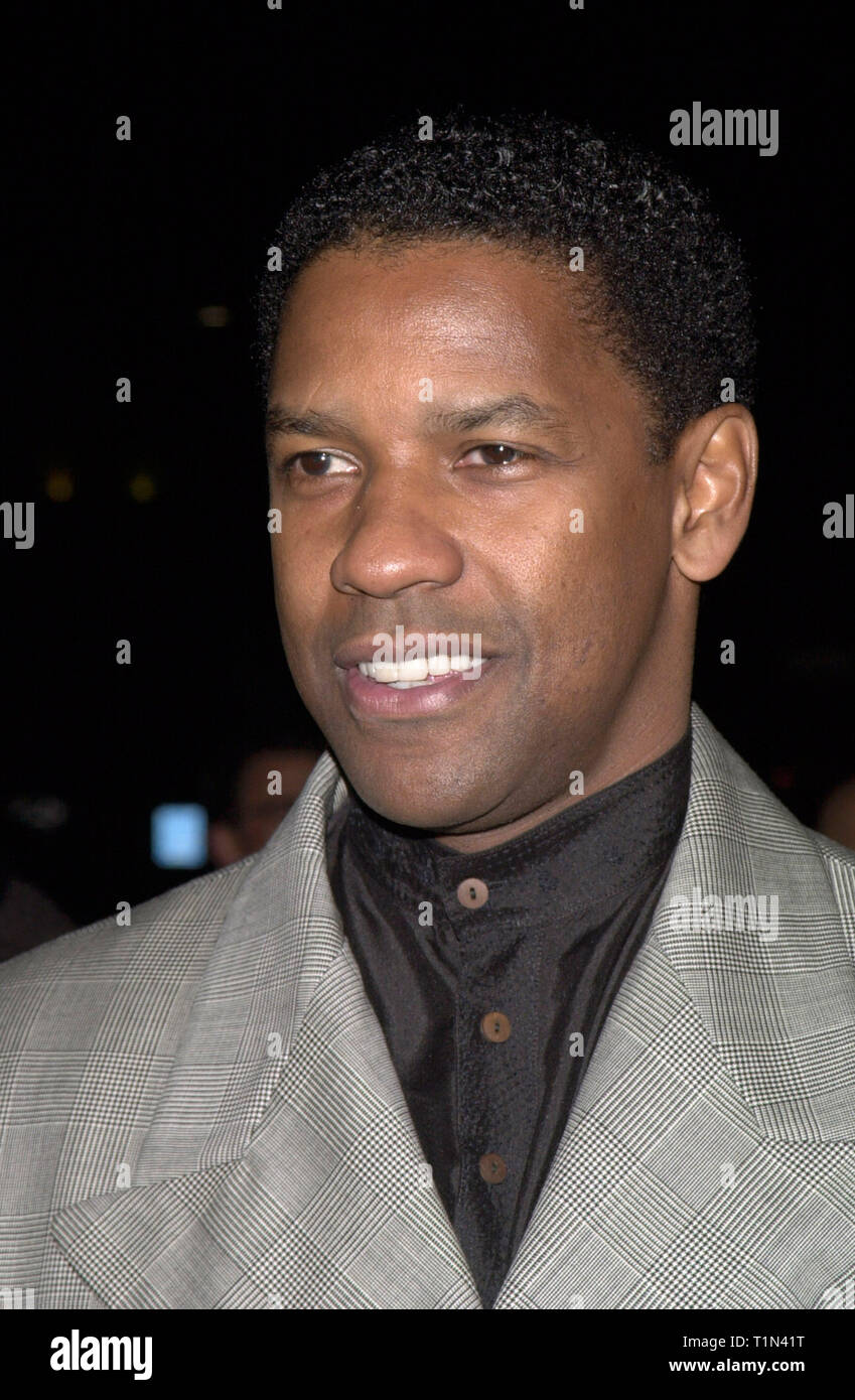 LOS ANGELES, CA. December 14, 1999: Actor Denzel Washington at the ...