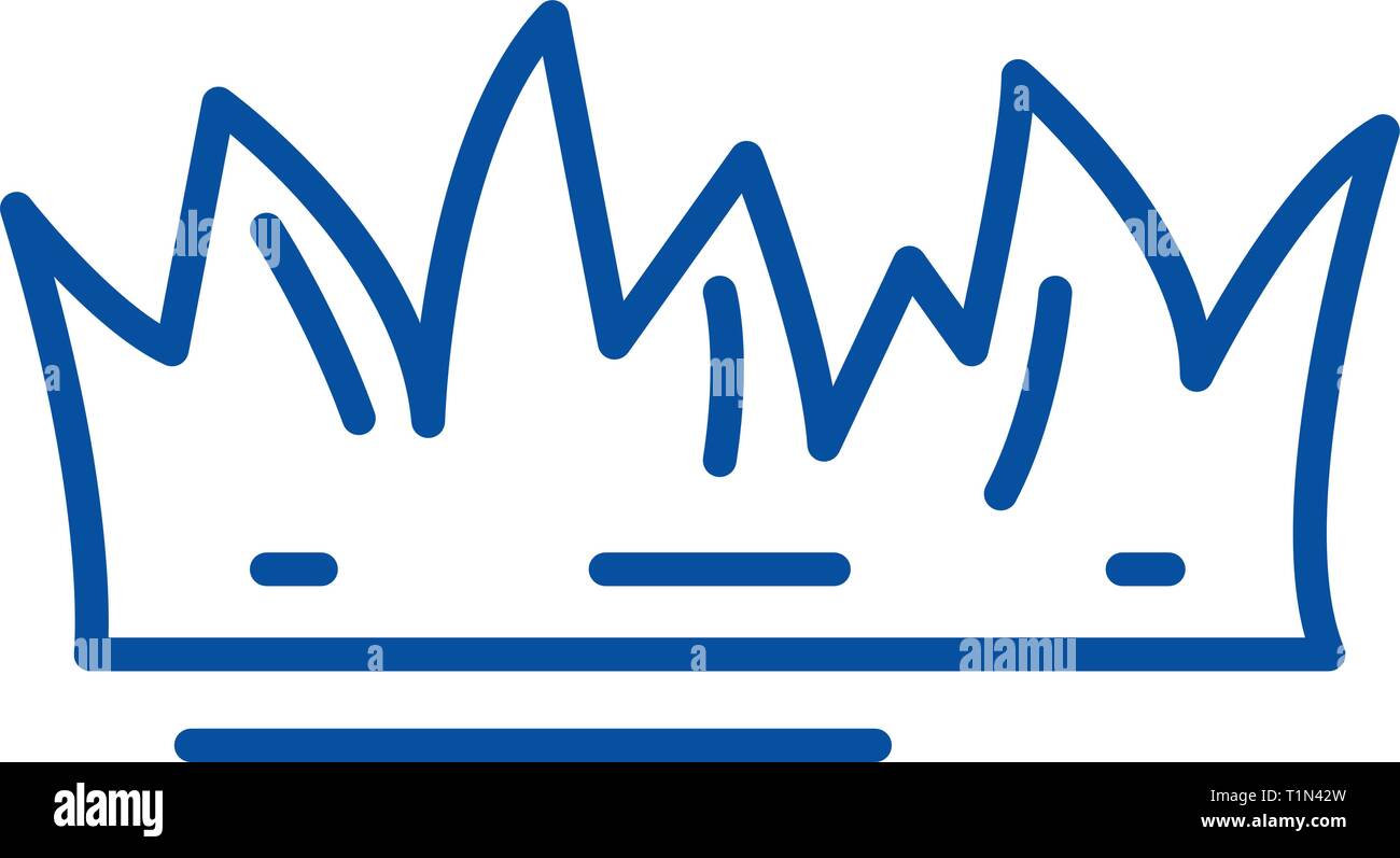Green grass line icon concept. Green grass flat vector symbol, sign ...