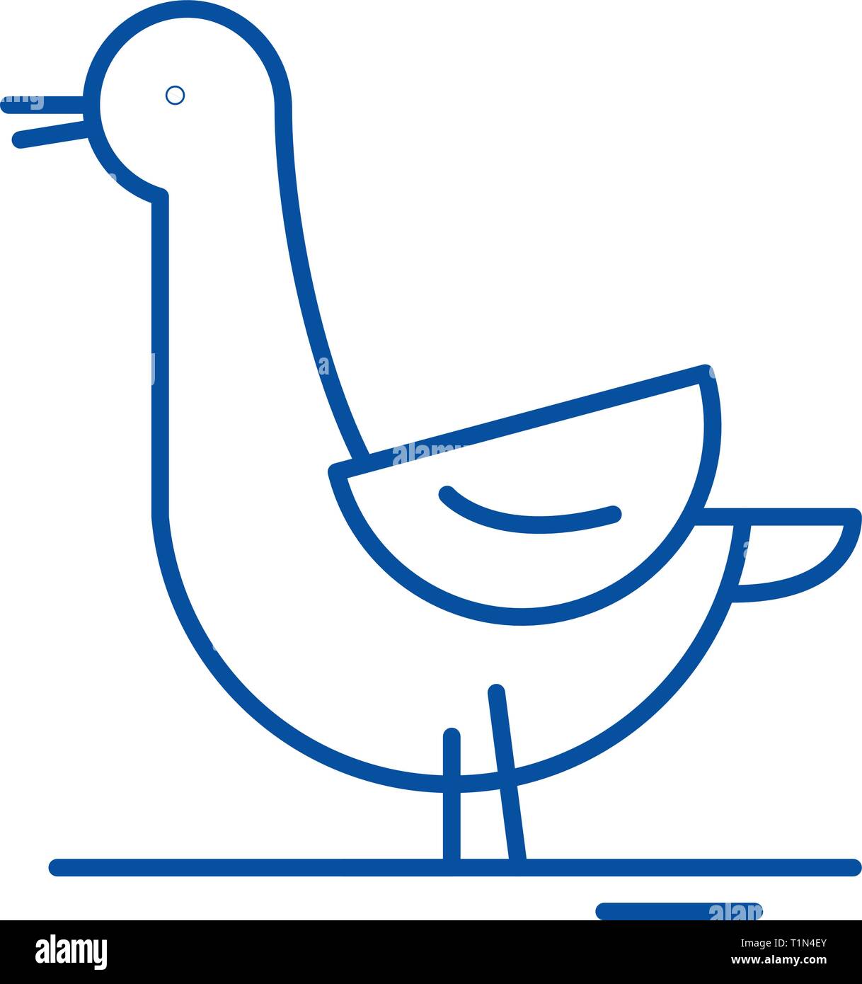 Gus line icon concept. Gus flat vector symbol, sign, outline ...