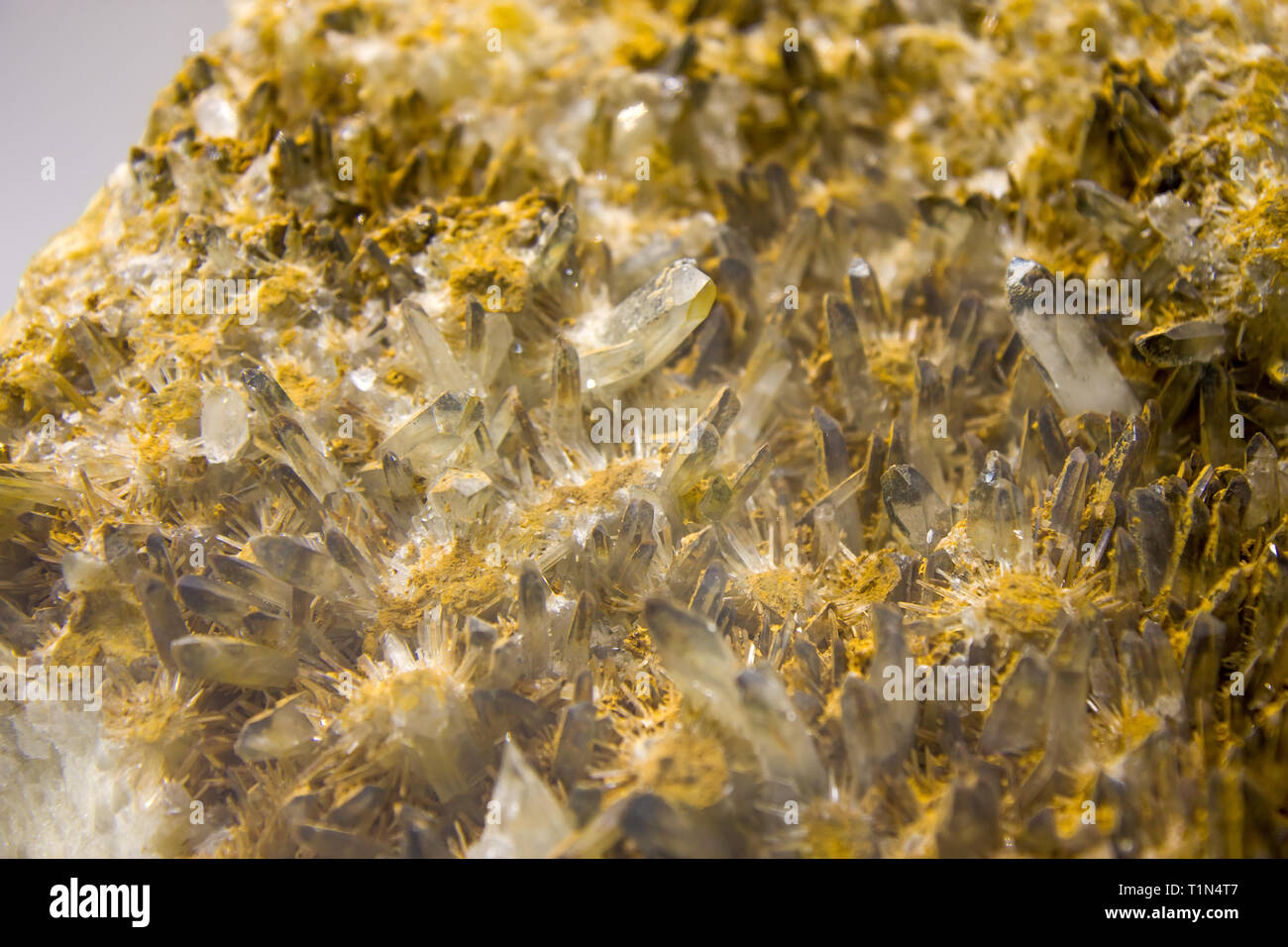 Quartz crystals from Austrian Alps Stock Photo - Alamy