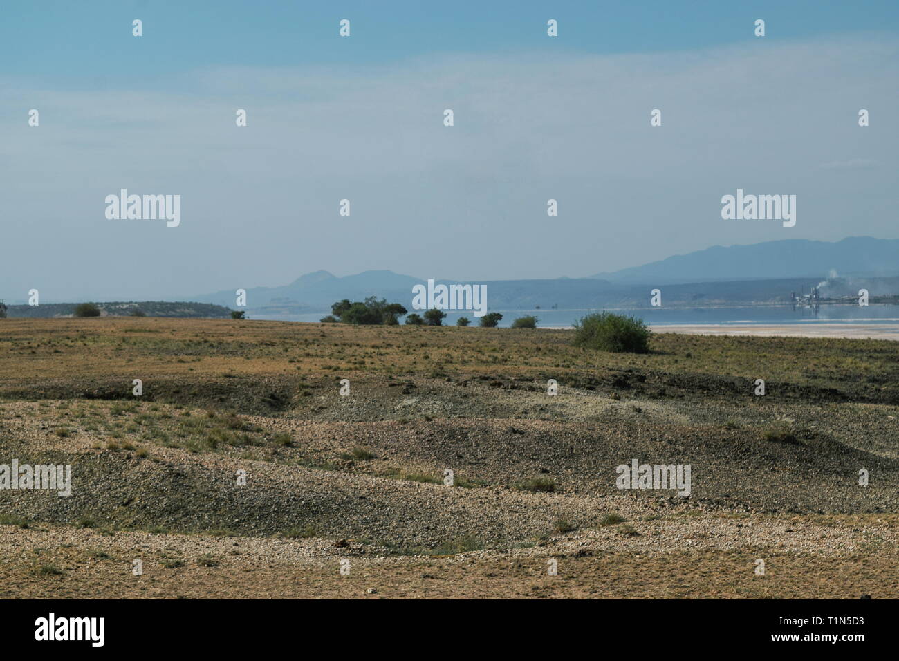 The arid landscapes of Lake Magadi, Magadi Stock Photo - Alamy