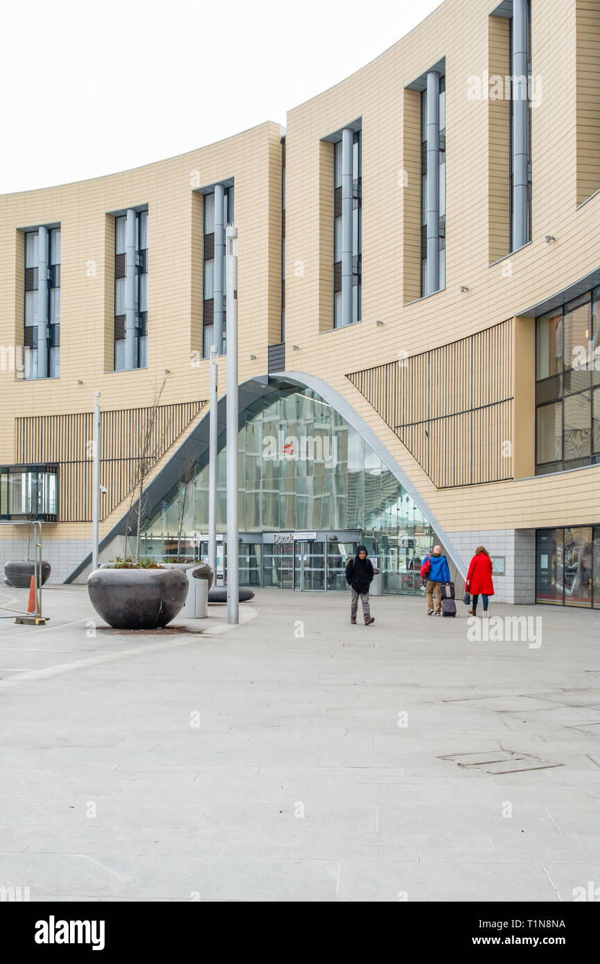 Dundee, Scotland, UK - March 22, 2019: Part of the new Dundee ...