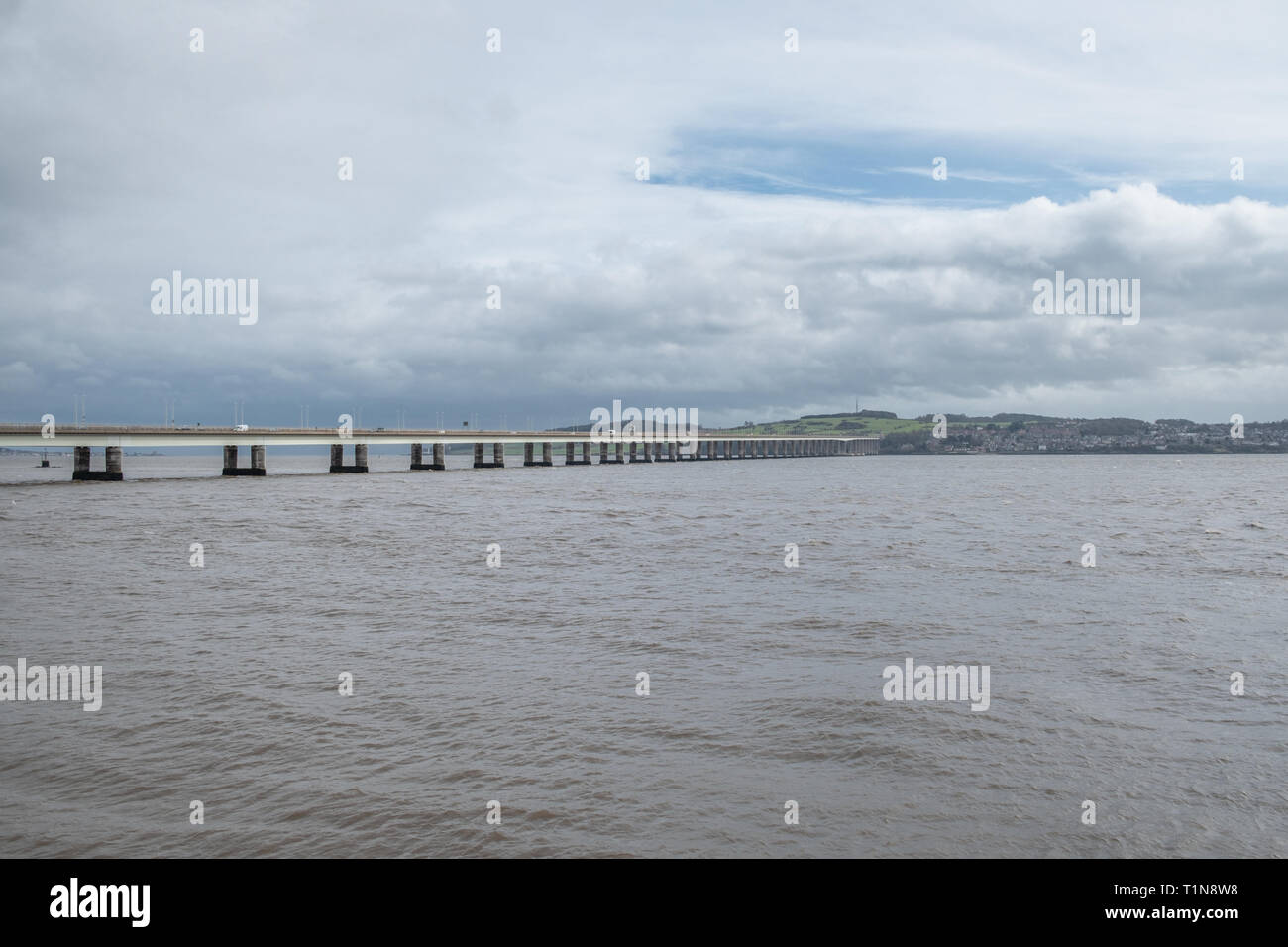 The Tay Road Bridge carries the A92 road across the Firth of Tay from ...