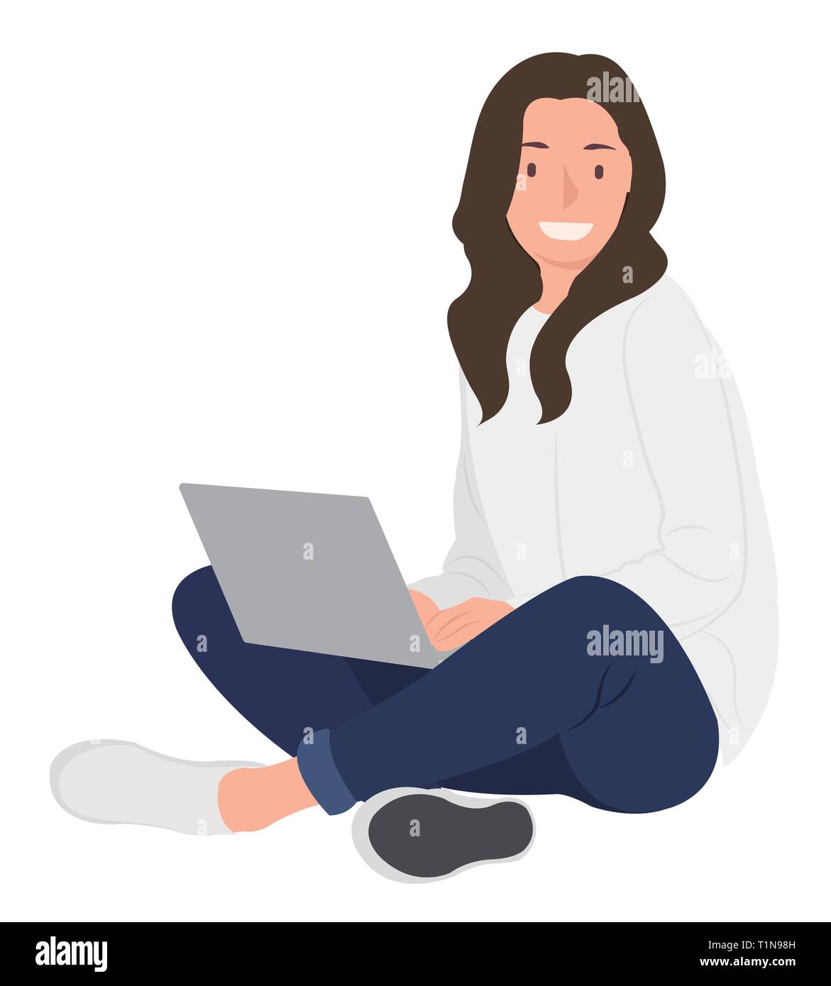 Woman clothes floor Stock Vector Images - Alamy