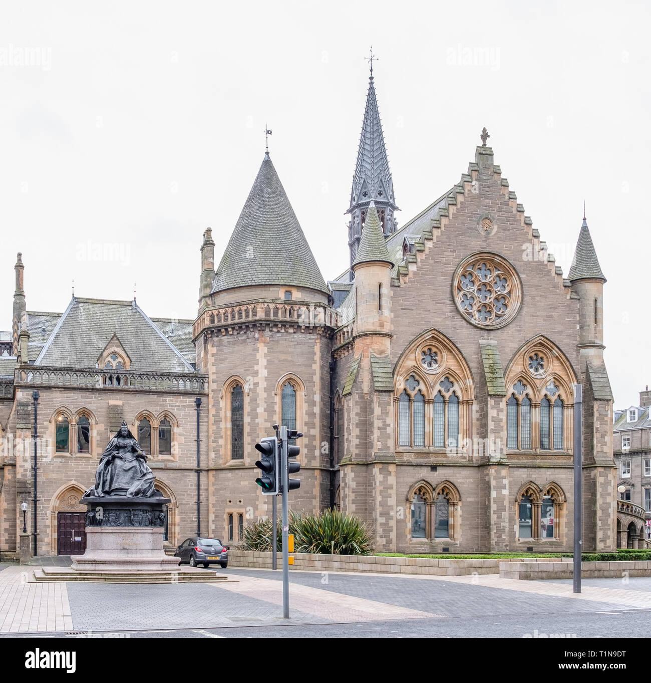 Dundee, Scotland, UK - March 22, 2019: The impressive architecture of ...