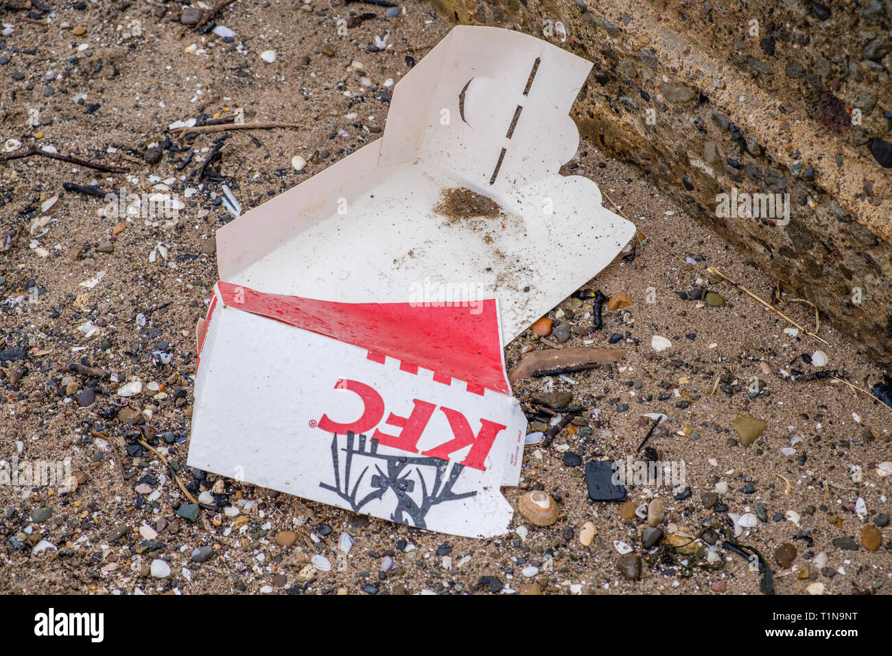 Irvine, Scotland, UK - March 18, 2019: Environmental image of Waste ...
