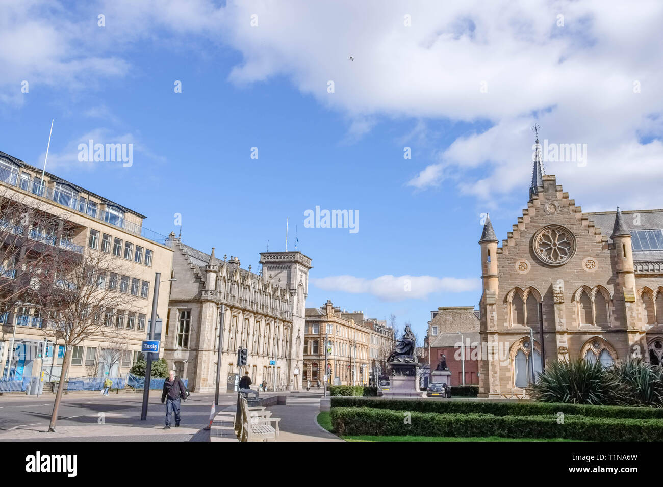 Dundee, Scotland, UK - March 23, 2019: Some of the impressive ...