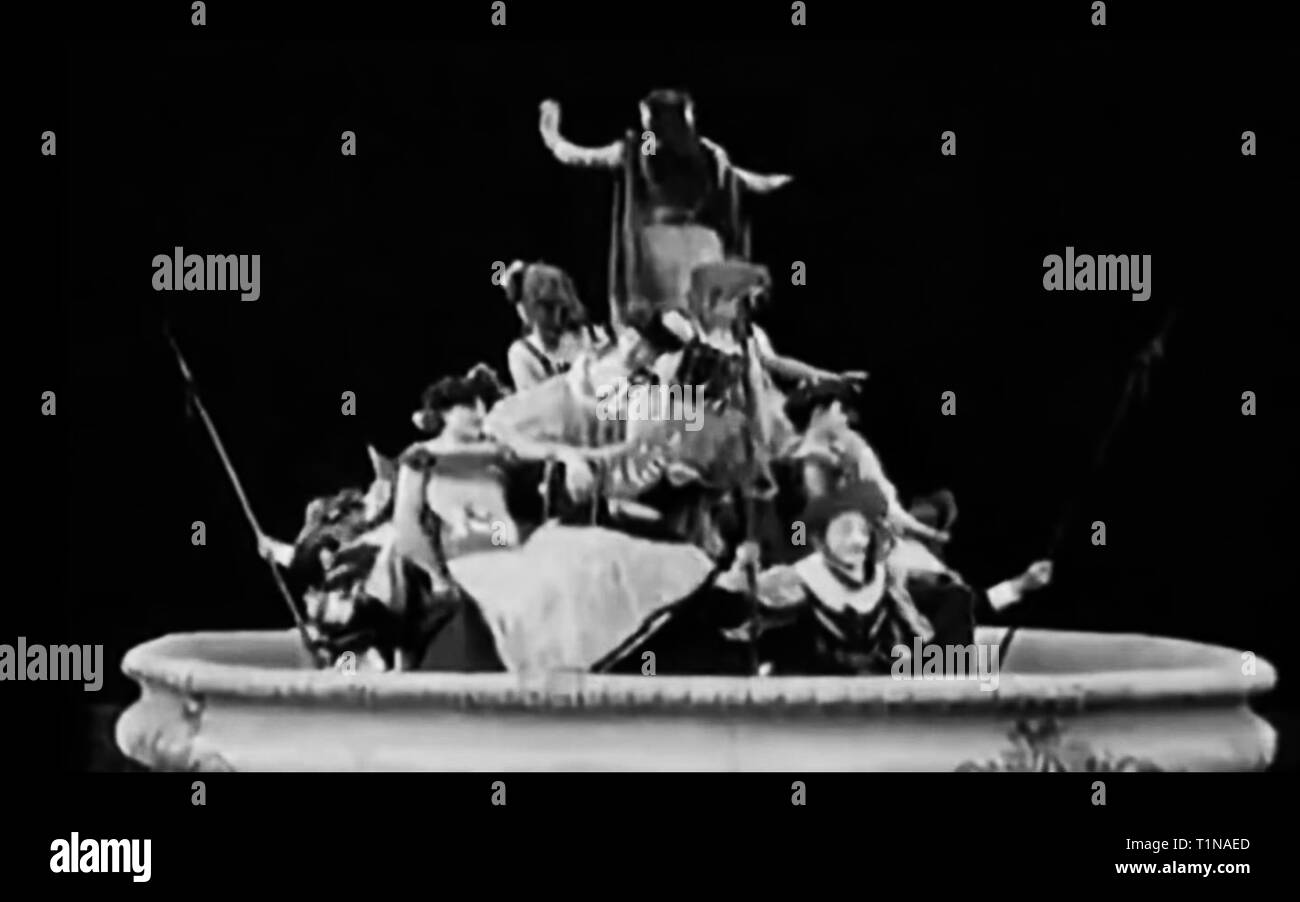vintage creepy screenshot from a 1900's horror movie Stock Photo - Alamy