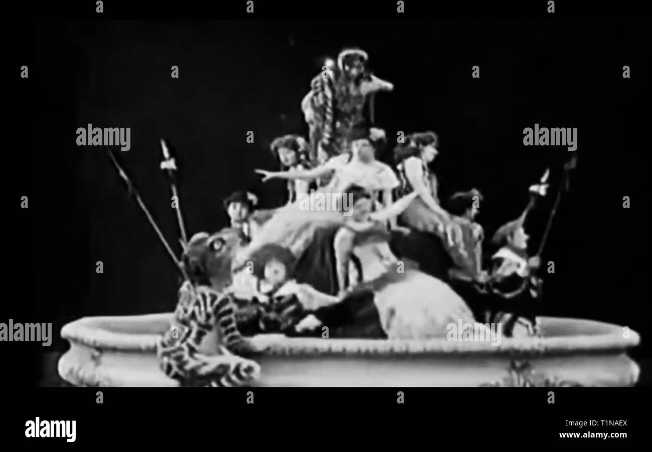 vintage creepy screenshot from a 1900's horror movie Stock Photo - Alamy