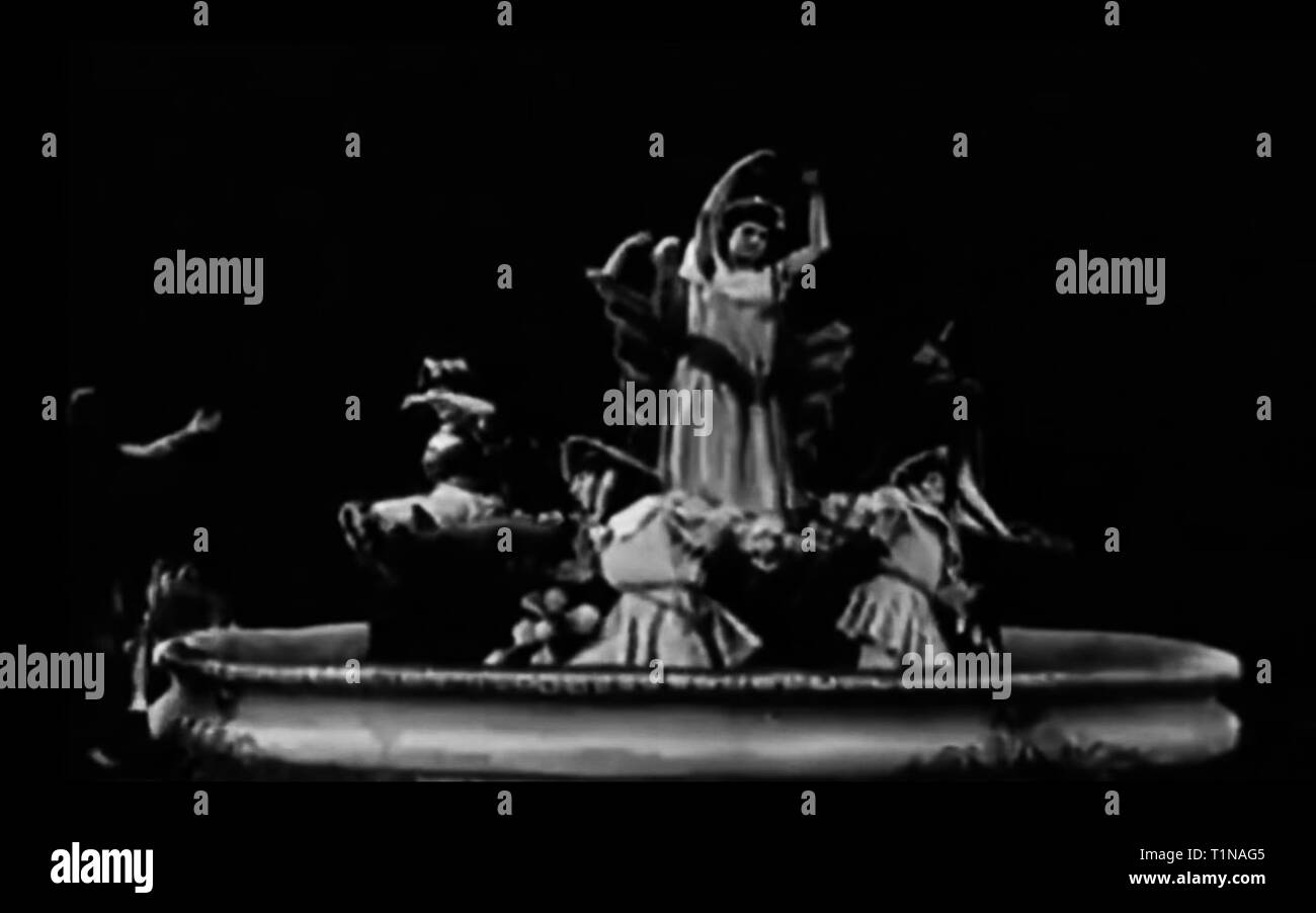 vintage creepy screenshot from a 1900's horror movie Stock Photo - Alamy
