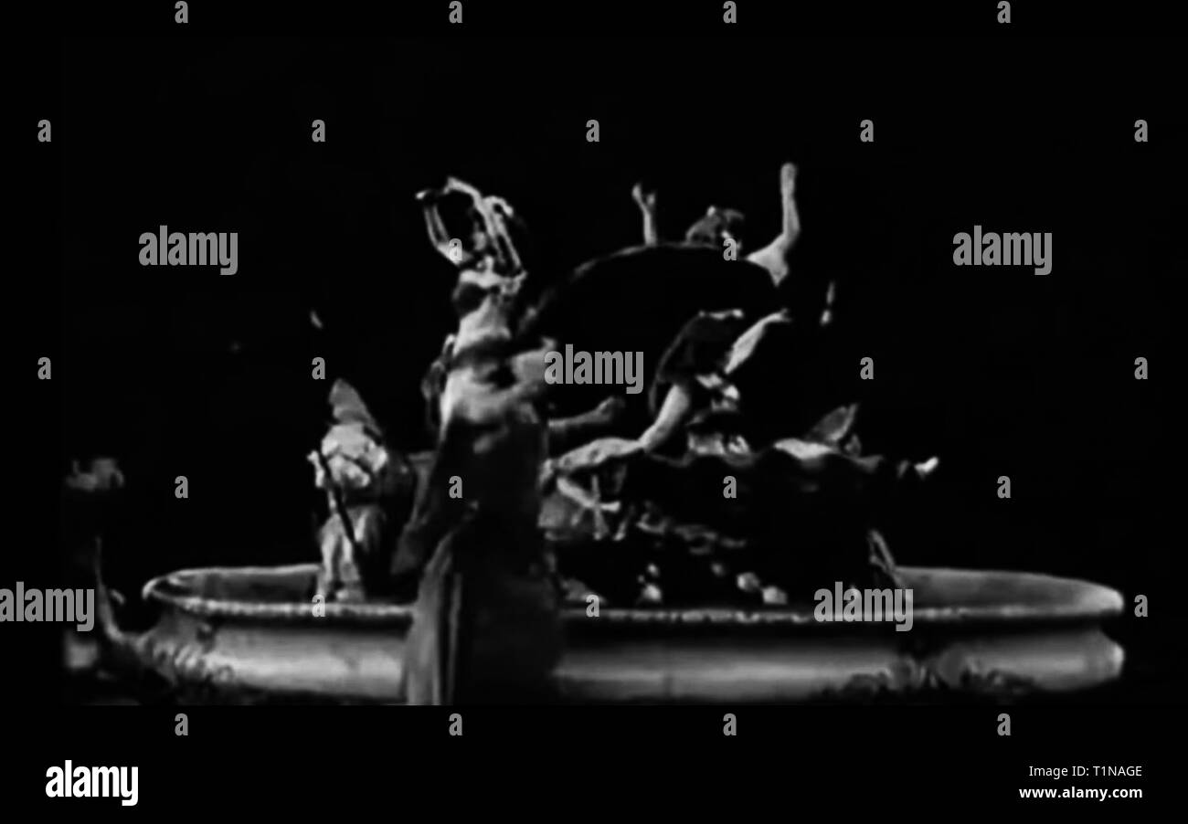vintage creepy screenshot from a 1900's horror movie Stock Photo - Alamy
