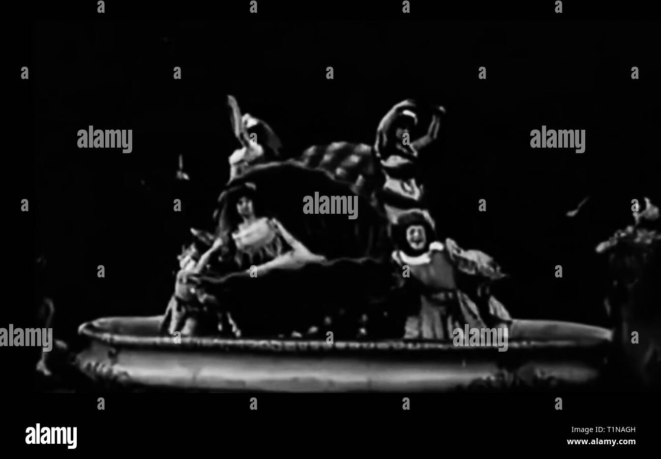 vintage creepy screenshot from a 1900's horror movie Stock Photo - Alamy
