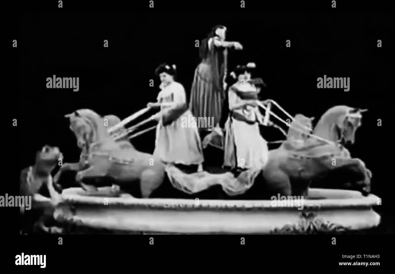 vintage creepy screenshot from a 1900's horror movie Stock Photo - Alamy