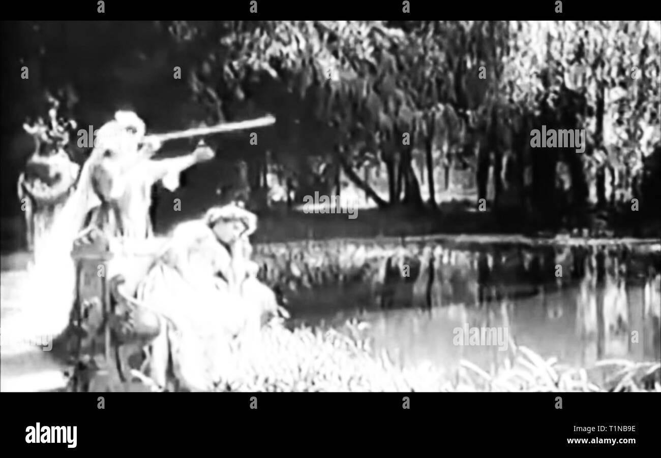 Haunted house and gardens vintage spooky photo Stock Photo - Alamy