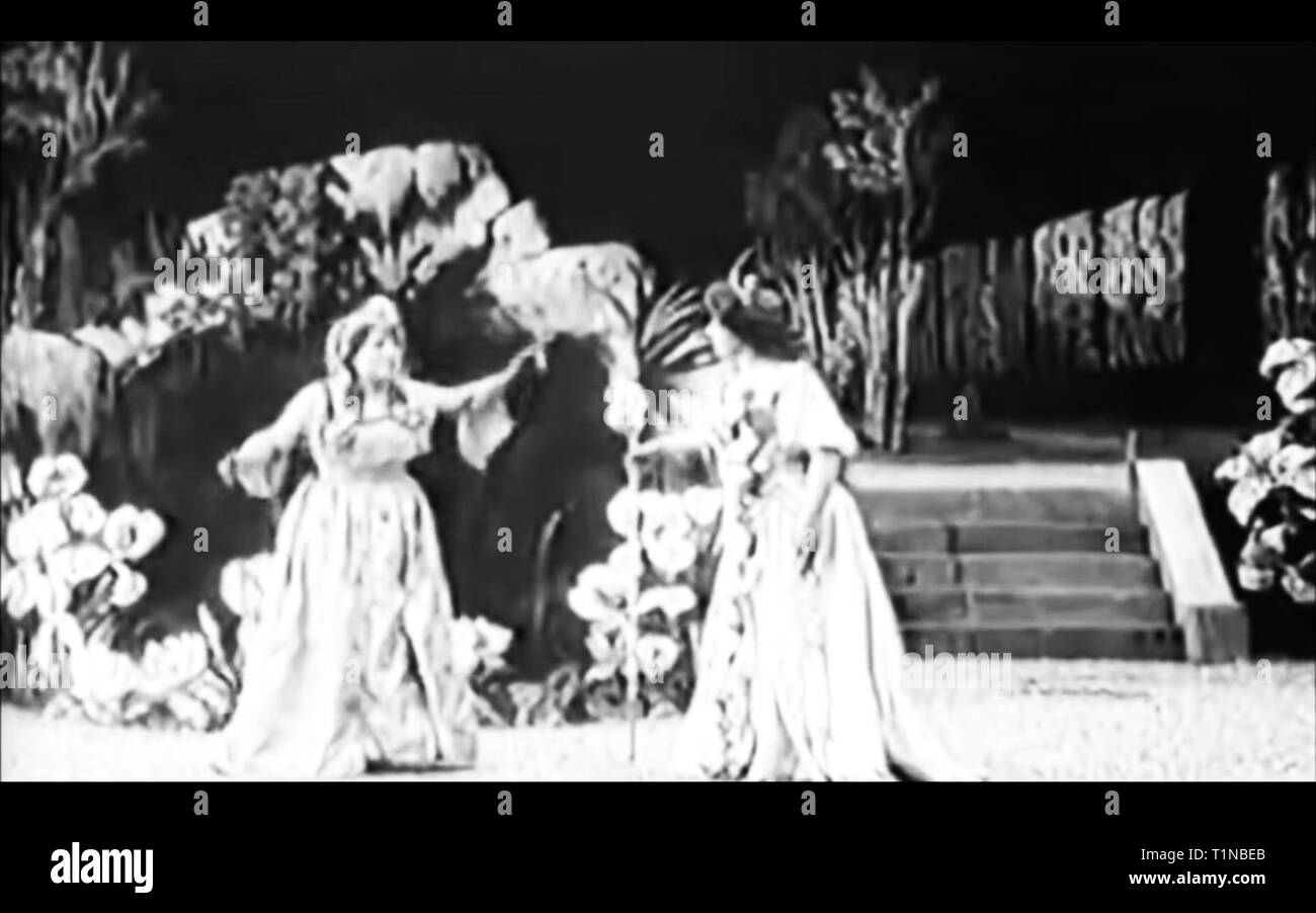 Haunted house and gardens vintage spooky photo Stock Photo - Alamy