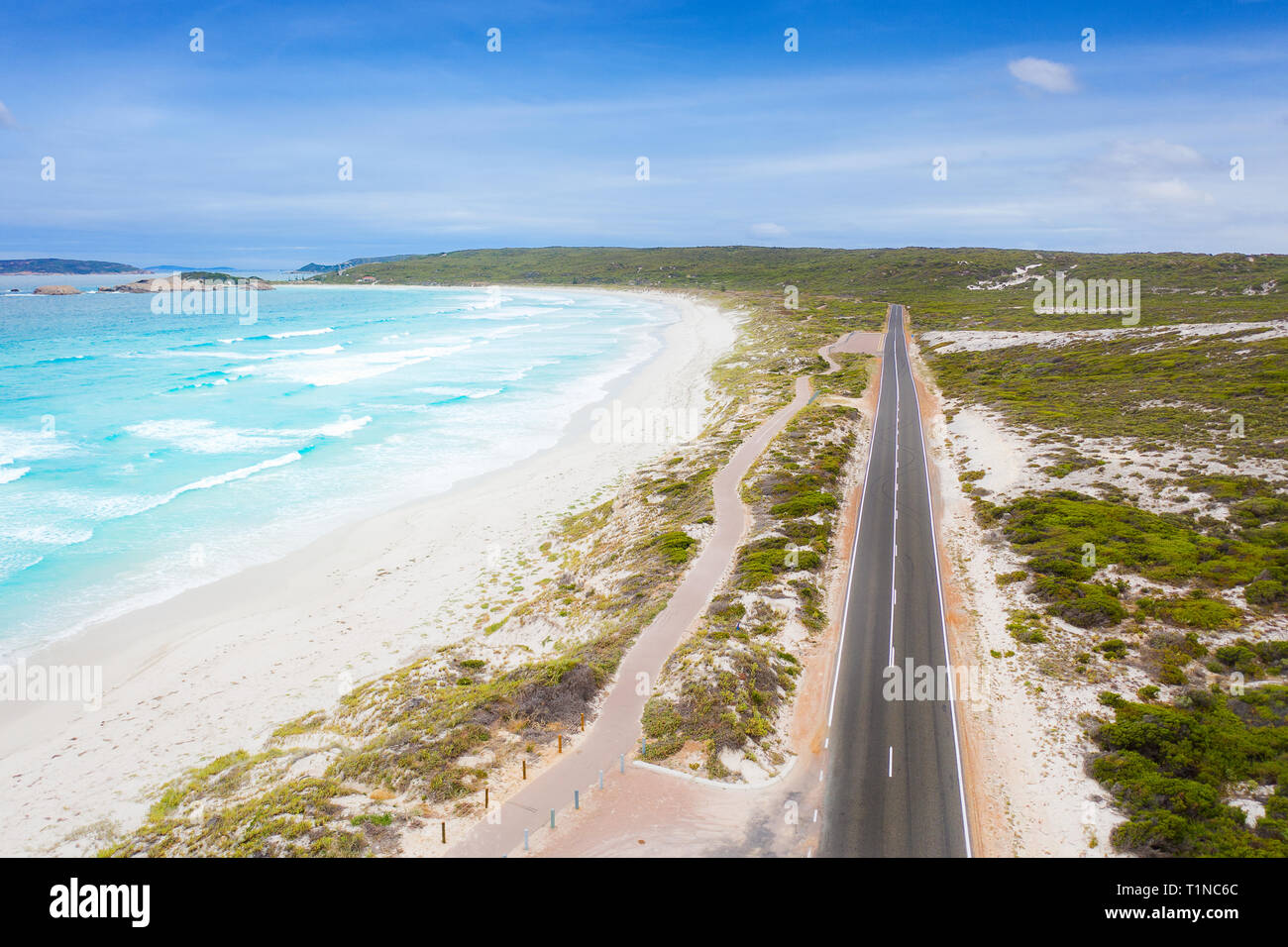 Beautiful aerial view road driving hi-res stock photography and images ...