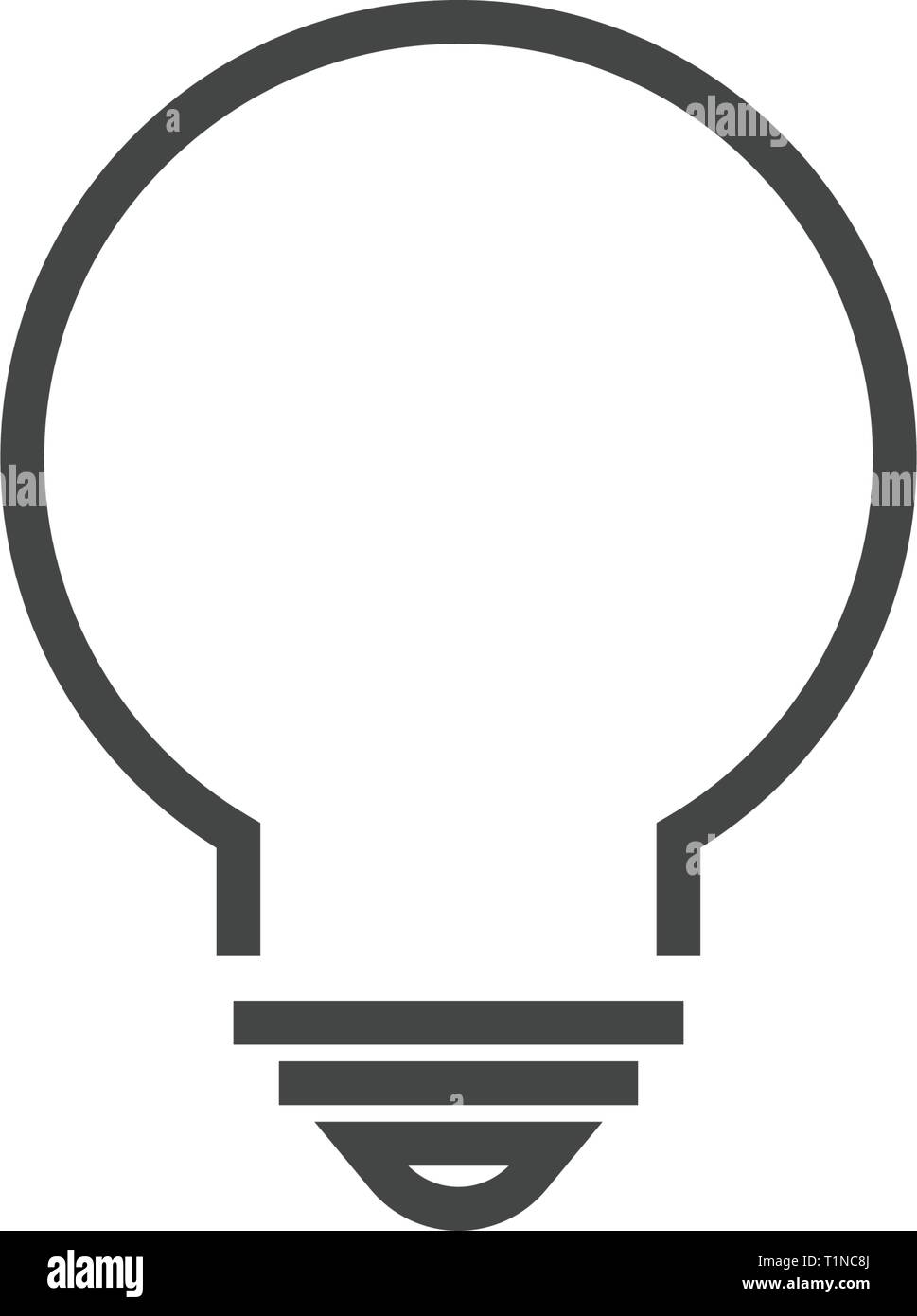 Lightbulb lamp graphic design template vector illustration Stock Vector ...