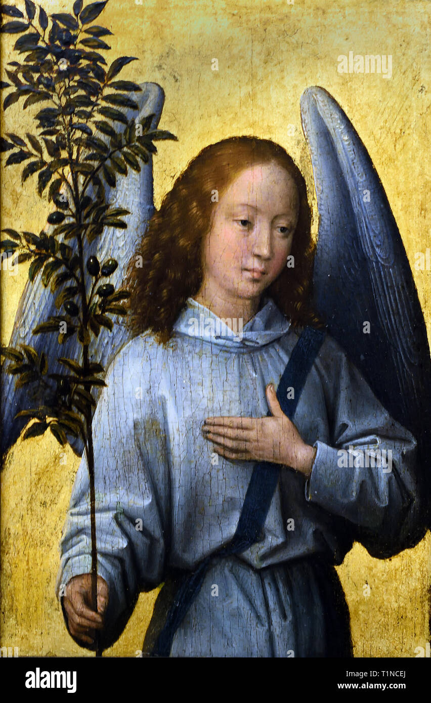 Angel holding an Olive Branch Hans Memling ( Memlinc ) 1430 – 1494 ...