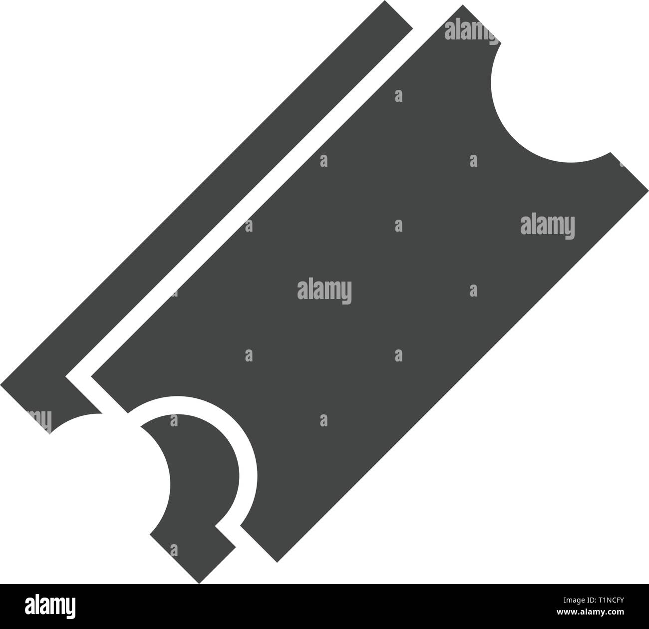 Ticket graphic design template vector illustration Stock Vector Image ...