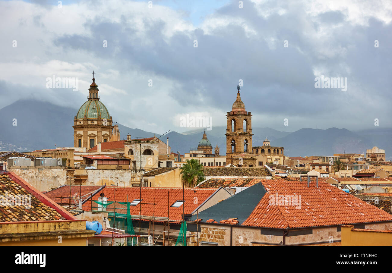 Palermo italy skyline palermo hi-res stock photography and images - Alamy