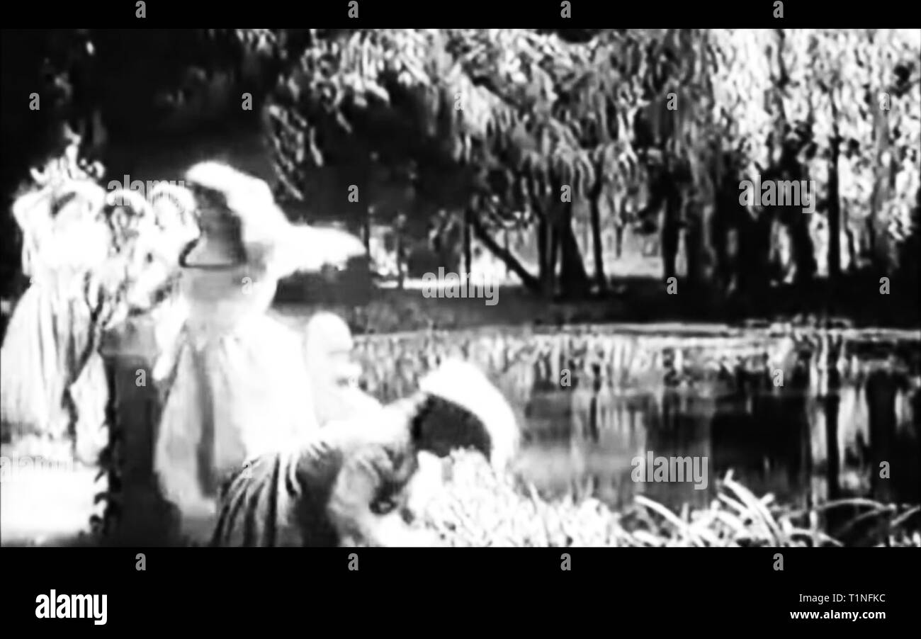 vintage creepy screenshot from a 1900's horror movie Stock Photo - Alamy