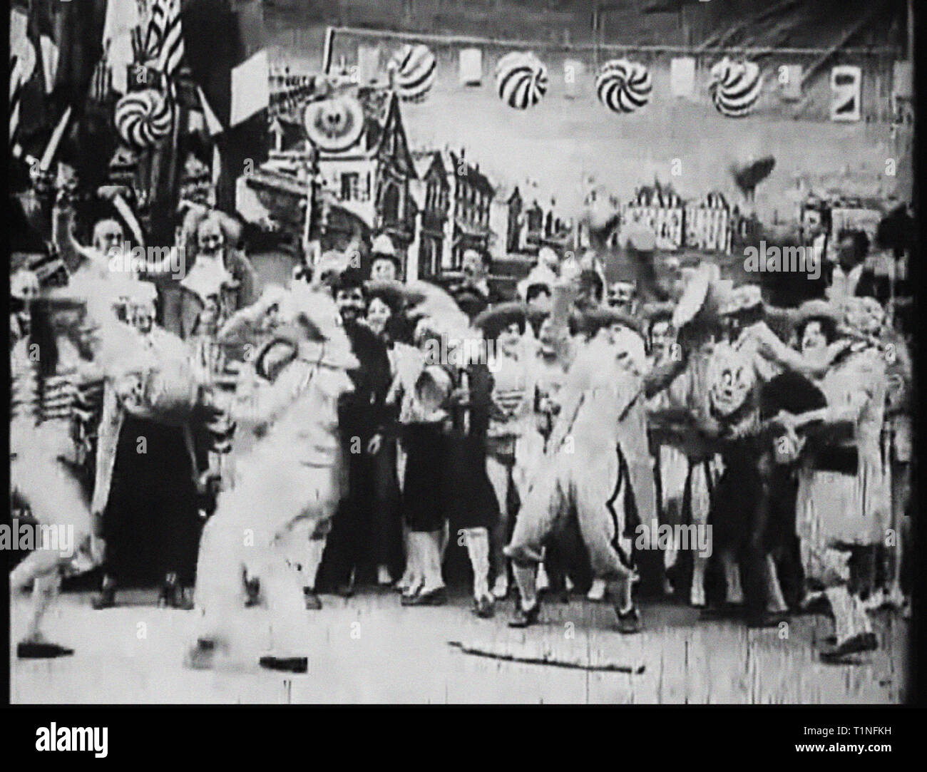 vintage creepy screenshot from a 1900's horror movie Stock Photo - Alamy