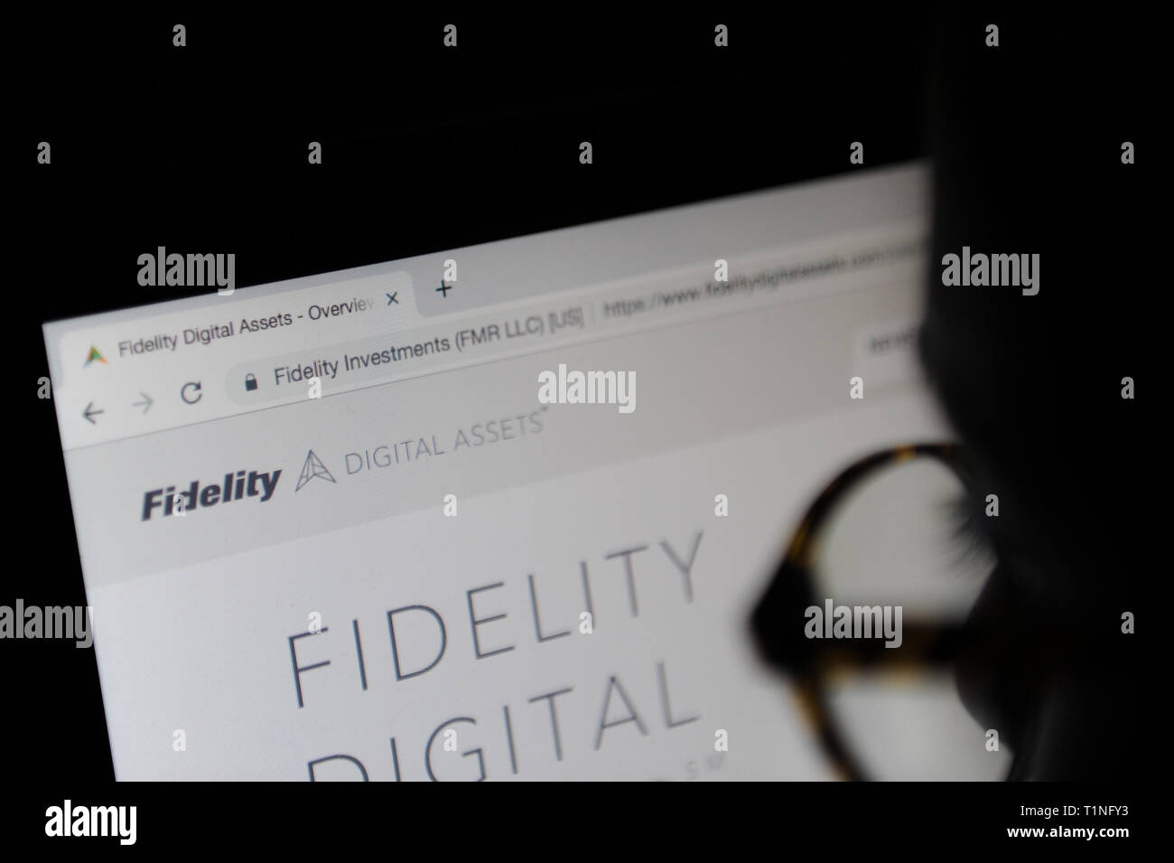 Fidelity Digital Assets website Stock Photo - Alamy