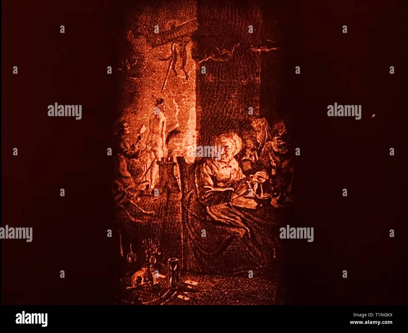 Vintage Demonic Iconography from the Witch Trials and inquisition days ...