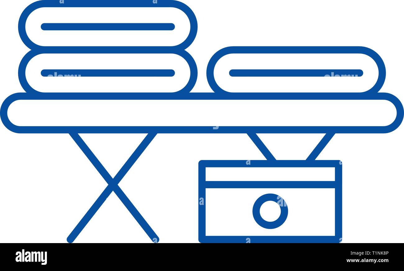 Modern spa massage room Stock Vector Images - Alamy