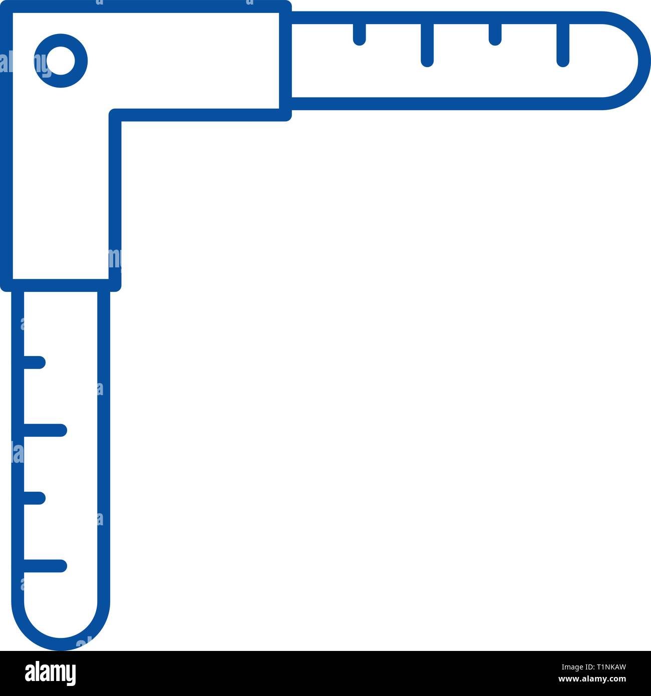 Right angle ruler hi-res stock photography and images - Alamy
