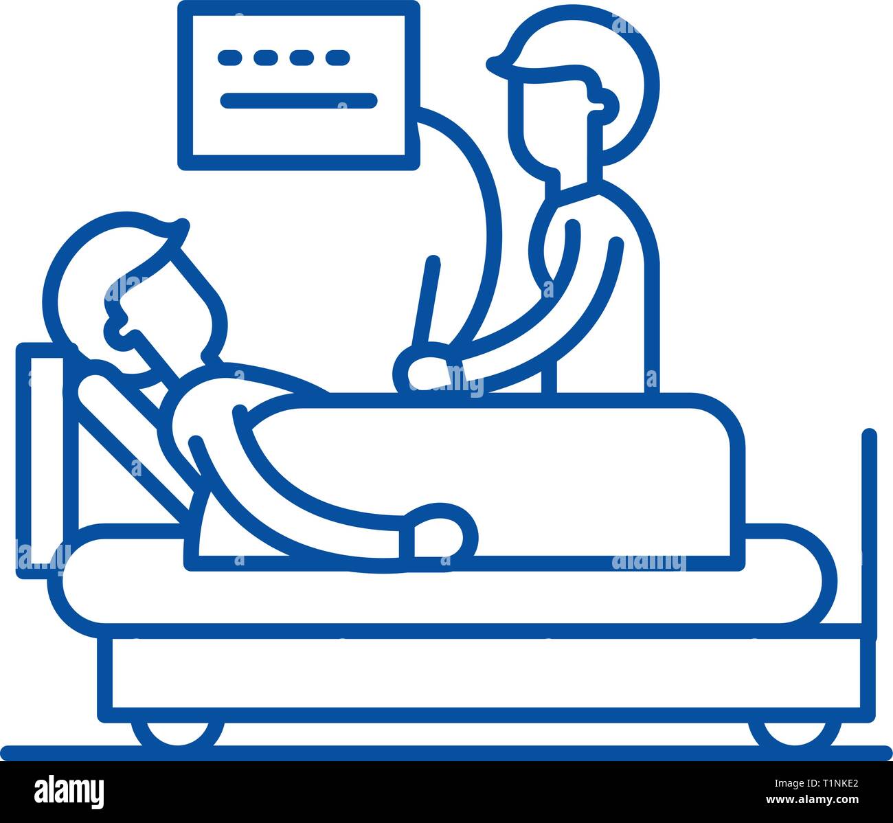 Doctor visit practice Stock Vector Images - Alamy