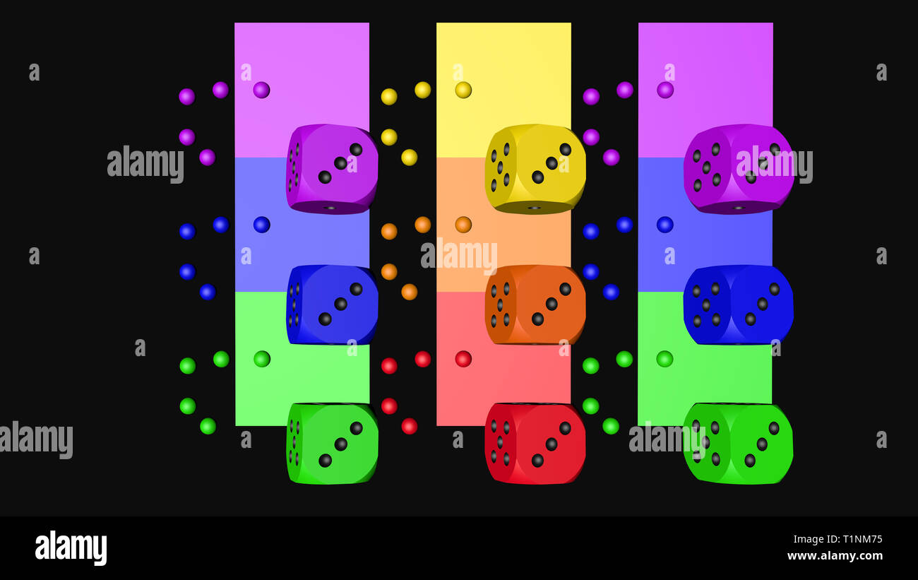 3d rendering green rainbow hi-res stock photography and images - Alamy