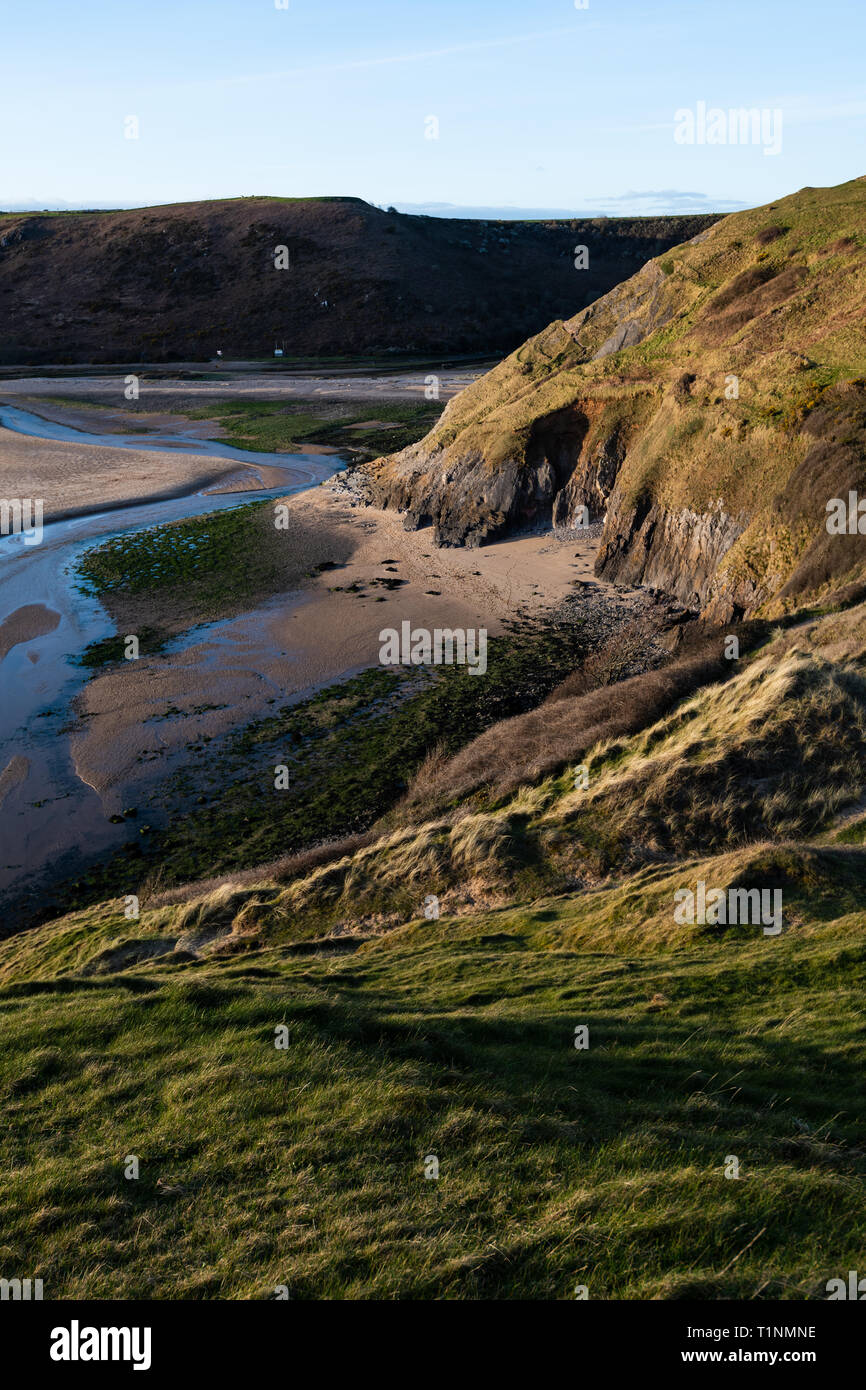 Gower peninsula aerial hi-res stock photography and images - Alamy