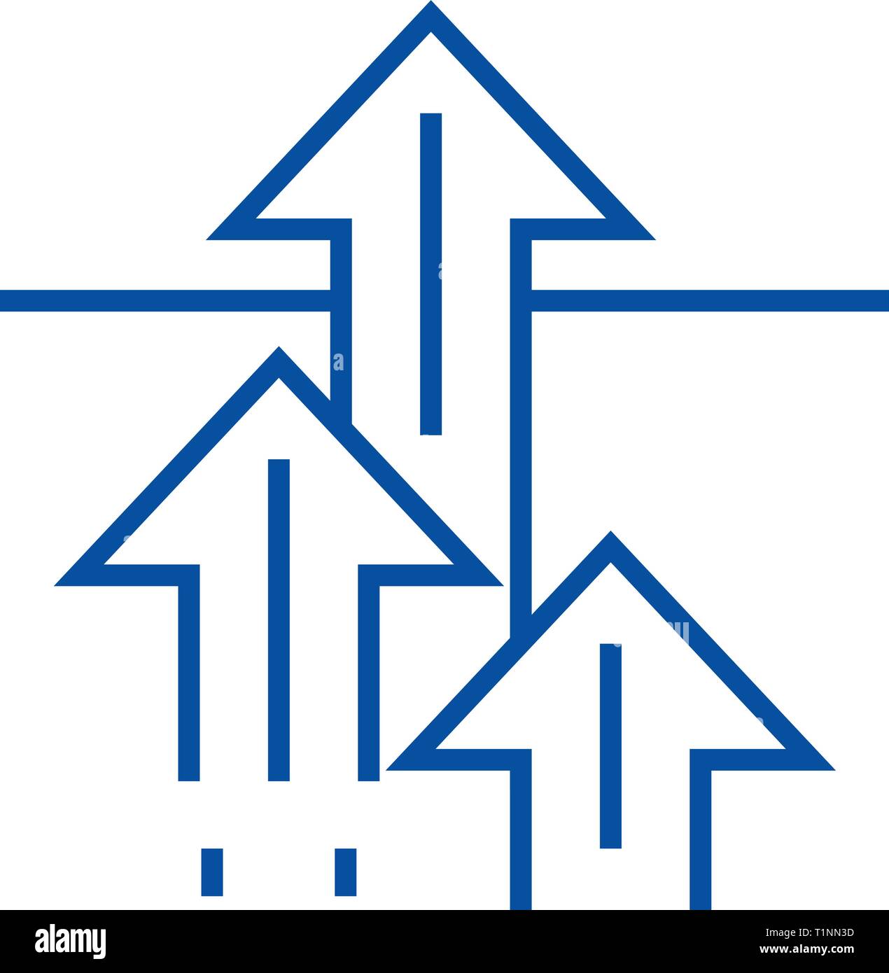 Opportunity concept line icon concept. Opportunity concept flat vector ... Opportunity concept line icon concept. Opportunity concept flat vector ...