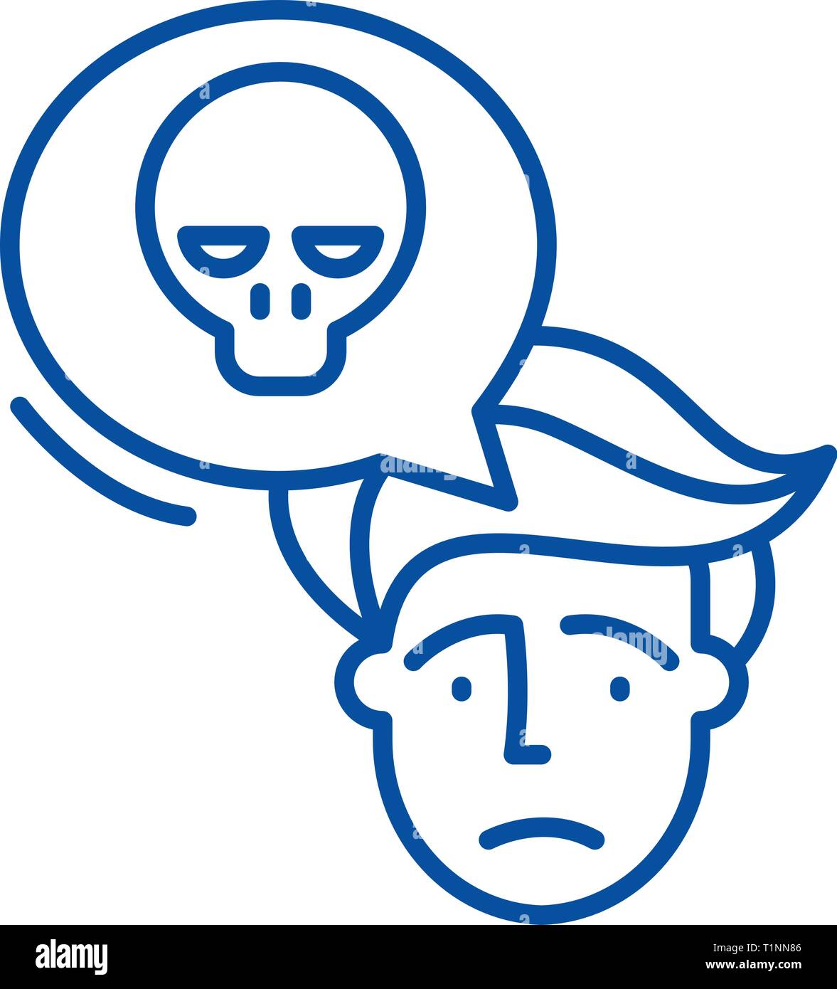 Face shock surprise panic worry Stock Vector Images - Alamy